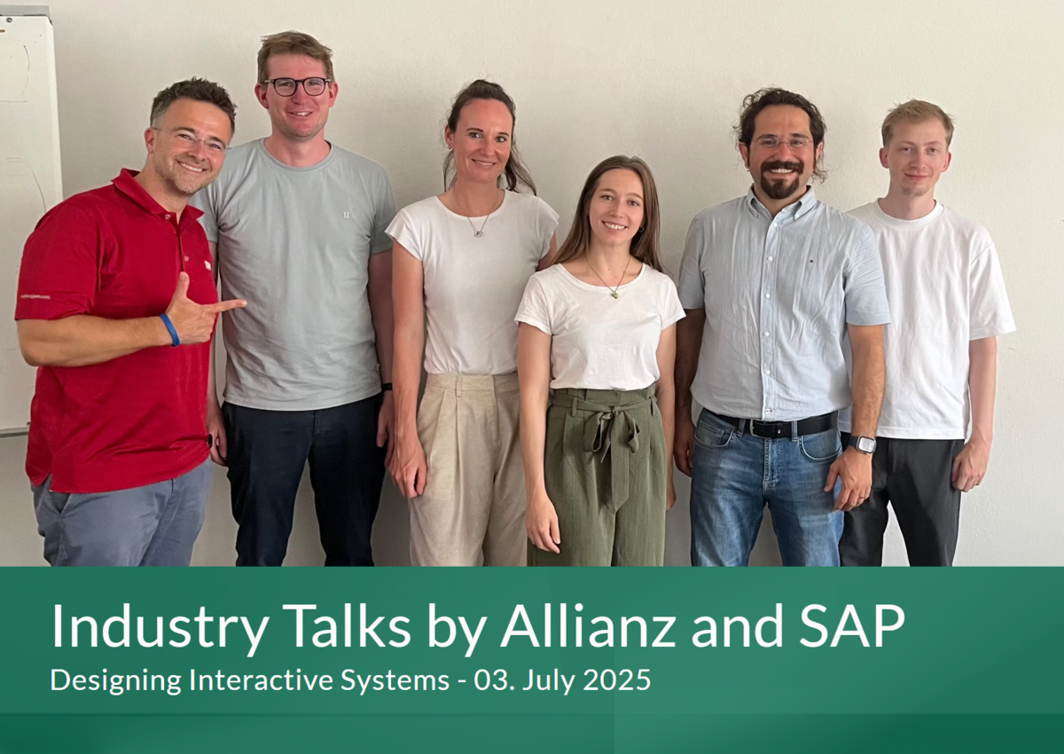 h-lab News - Two Industry Talks@Designing Interactive Systems Lecture